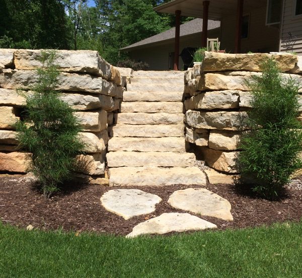 Sandy Bay Snapped Steps - Peninsula Stone